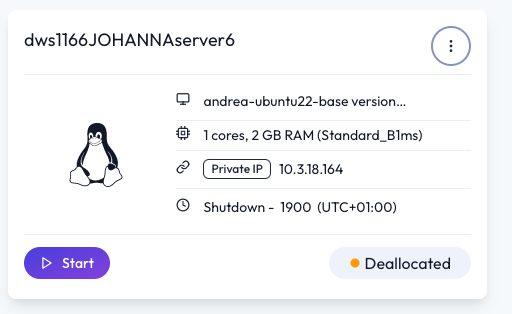 Starting and Stopping VM's Starting and Stopping VM's